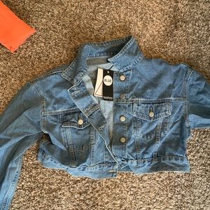 Boohoo | Jackets & Coats | Cropped Denim Jacket | Poshmark